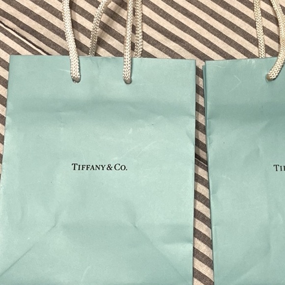 Tiffany & Co. | Other | Tiffany Co Small Gift Bags 2 Sold Together ...